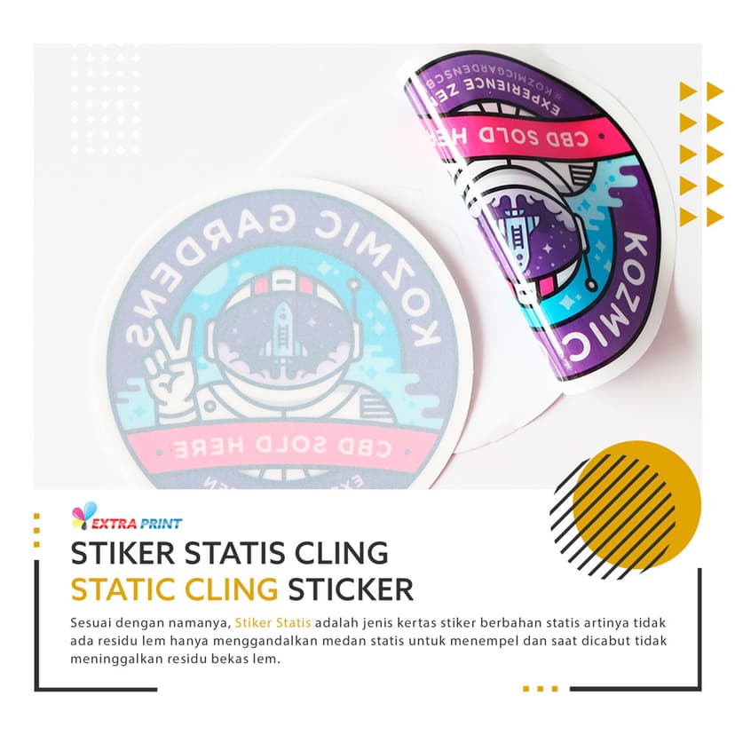 Jasa Cetak Stiker Tanpa Minimal Order - Extra Print
